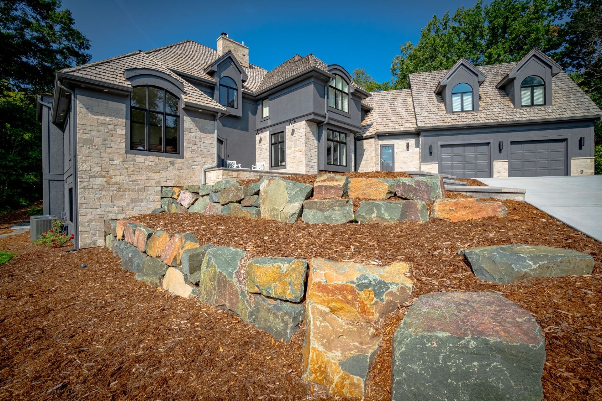 Boulder Retaining Walls | CCS - Minneapolis Concrete Contractor ...