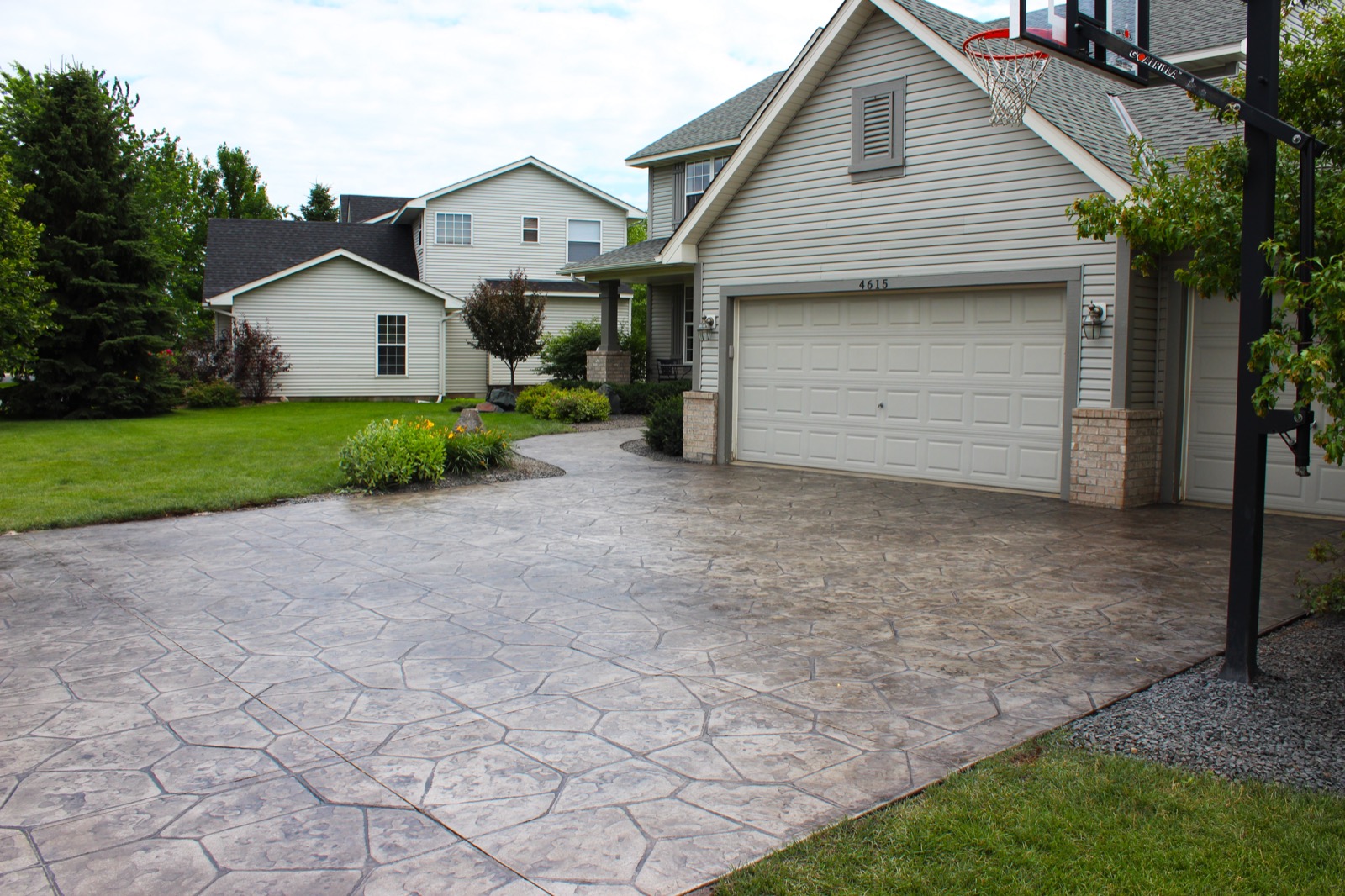 Stamped Concrete Driveways | Custom Construction Services - Minneapolis ...