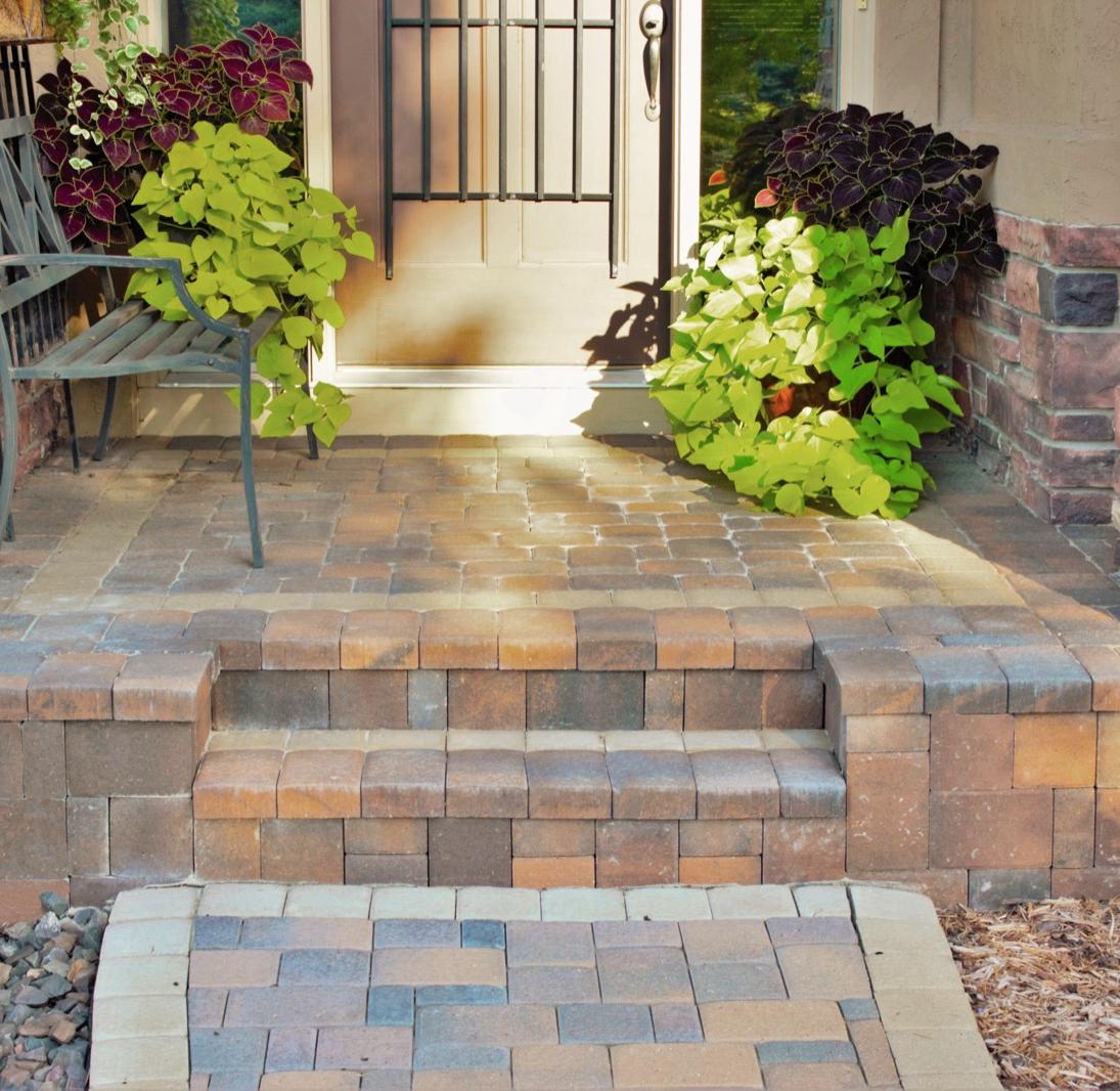 Paver Walkways & Stairs | CCS - Minneapolis Concrete Contractor ...